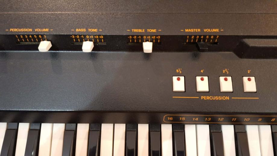 Vintage organ Elka X-50 – drawbar / Hammond stil – 70/80s