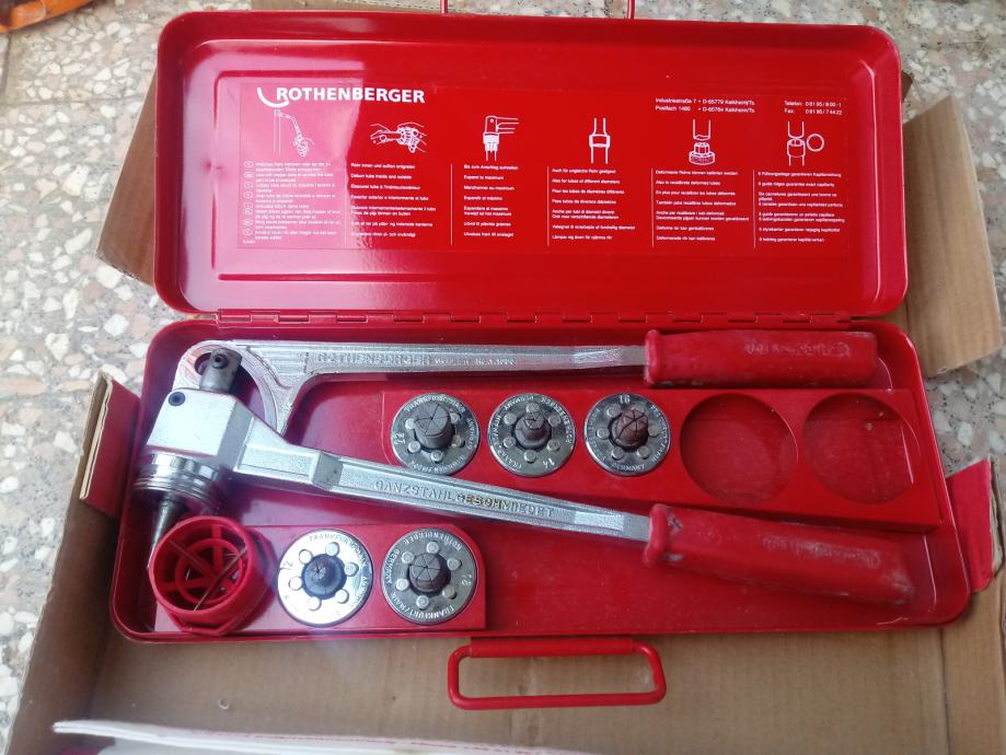 Rothenberger Expander Set 12-14-16-18-22 mm