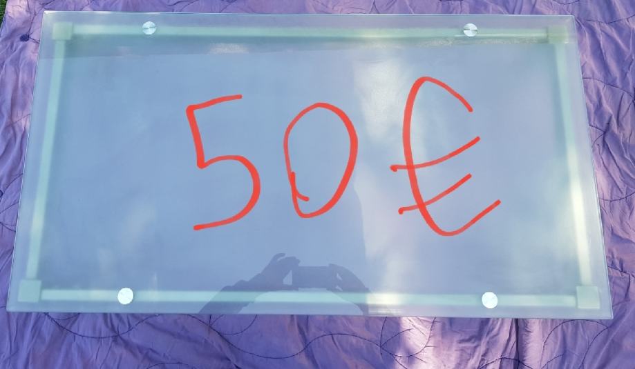 Miza kljubska steklena mat steklo 50eur ugodno
