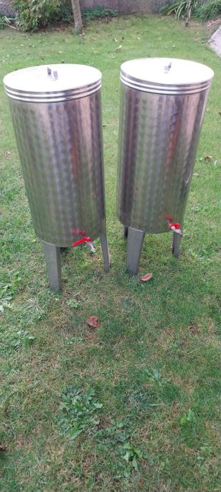 Cisterne inox za kis, mošt..150 l + 2x60 l