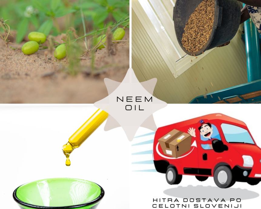 Neem olje 1000 ml - 100 % ekološka pridelava