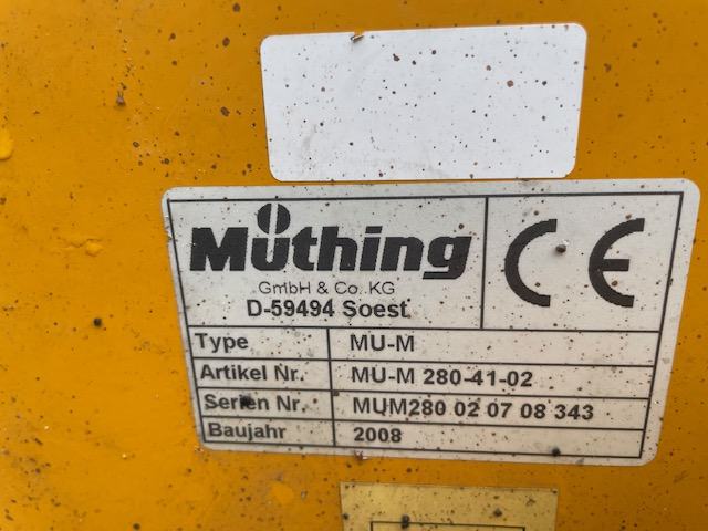 Profi Mulčar Muthing MU-M 280