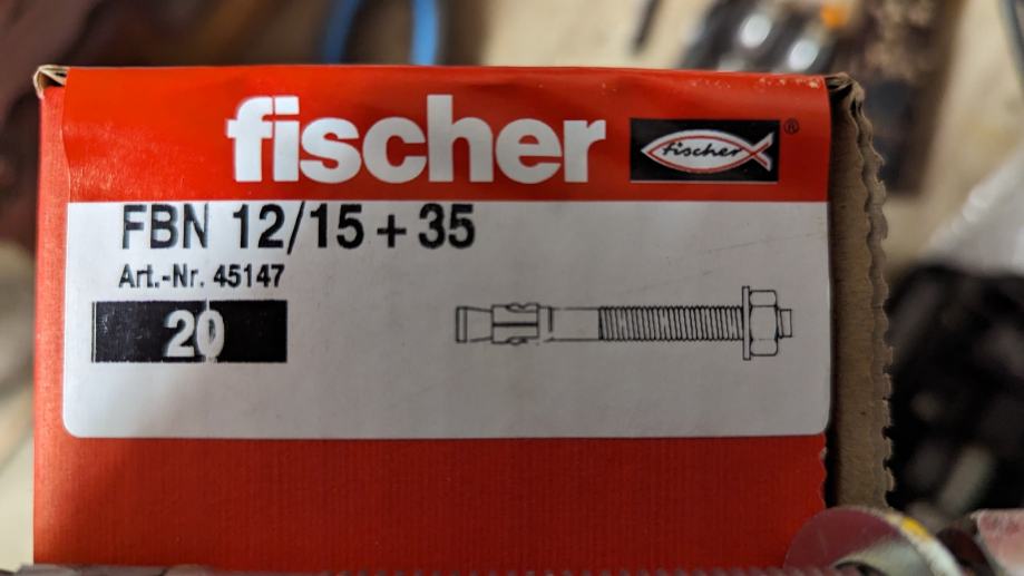 Sidrni vijak FISCHER FBN M12/15 + 35