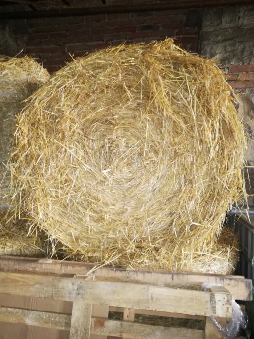 SLAMA OKROGLE BALE