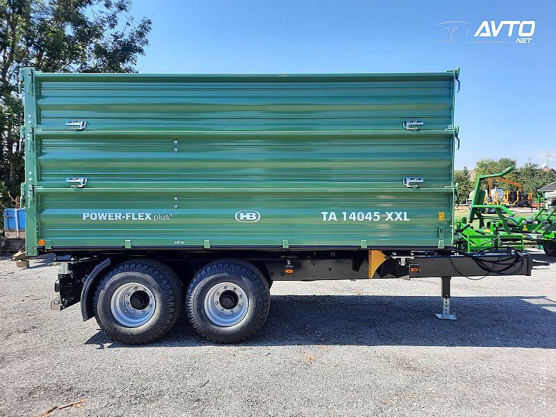 Tandem prikolica s prekucnim kesonom BRANTNER TA 14045 XXL