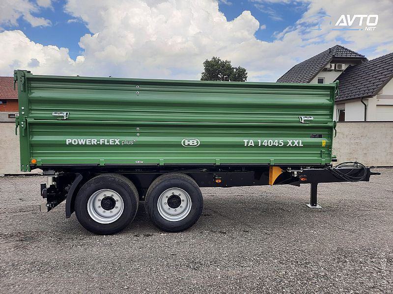 Tandem prikolica s prekucnim kesonom BRANTNER TA 14045 XXL