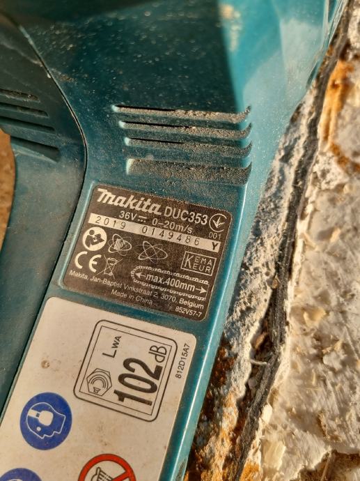 Verižna žaga Makita DUC353