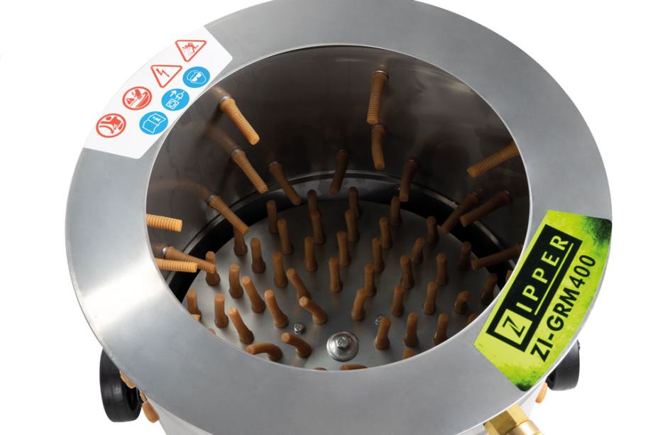 ZI-GRM 400 STROJ ZA ČIŠČENJE/SKUBILNIK PERUTNINE/PIŠČANCE