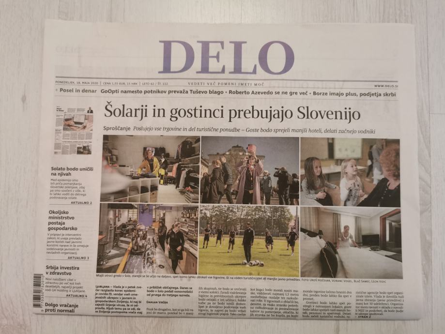 Časopis Delo (18.5.2020)
