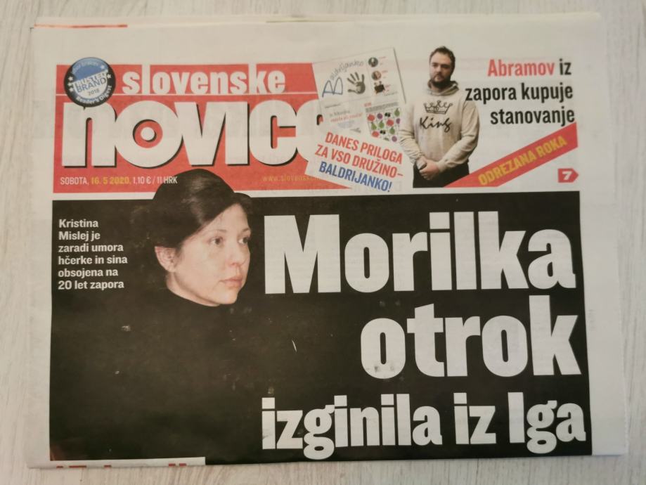 Časopis Slovenske novice (16.5.2020)