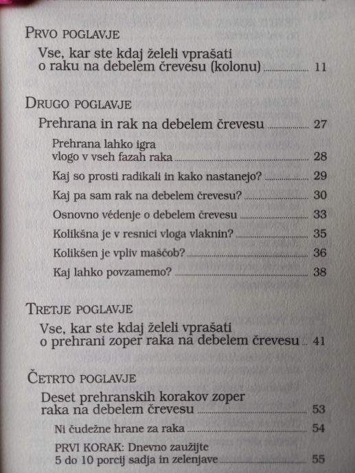 Elaine Magee: Kaj naj jem, da odženem raka na debelem črevesu