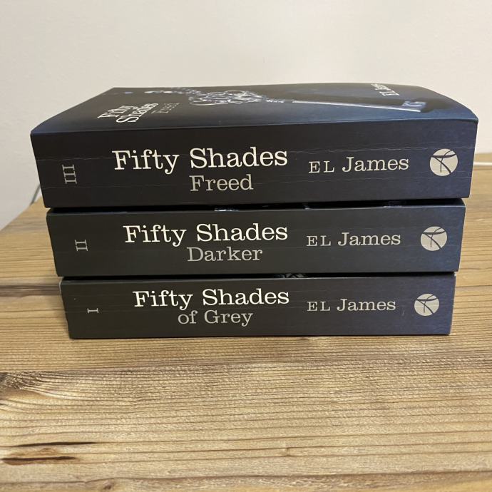 Fifty Shades of Grey - E L James (set 3 knjig)