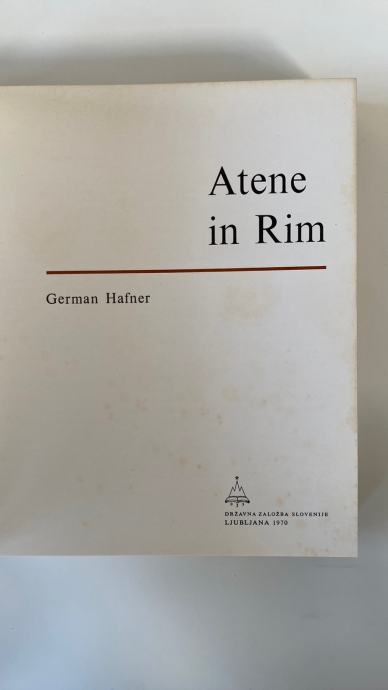 GERMAN HAFNER: ATENE IN RIM