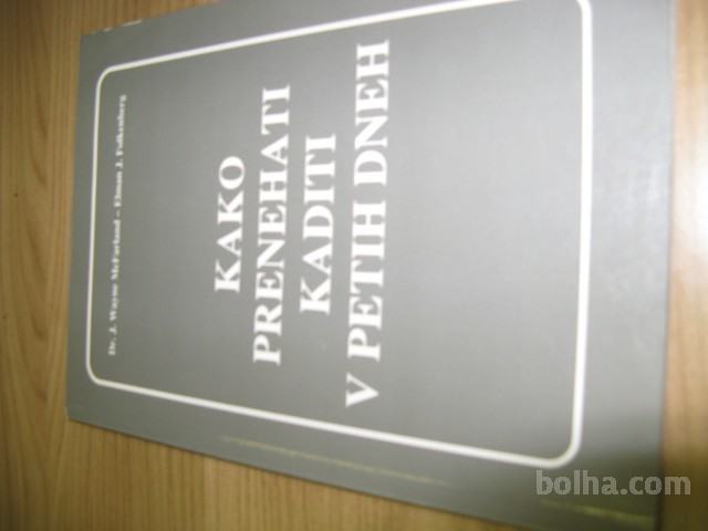KAKO PRENEHATI KADITI V PETIH DNEH