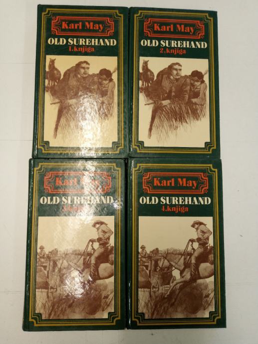 Karl May OLD SUREHAND 1,2,3,4 knjiga