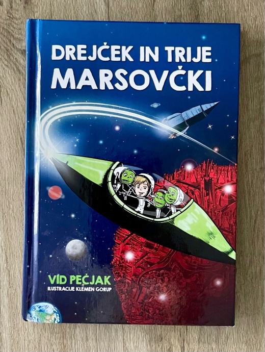 Knjiga Drejček in trije marsovčki