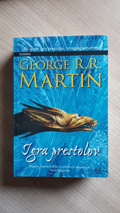 Knjiga Igra prestolov, Game of thrones - mehka vezava 8€, slovenska