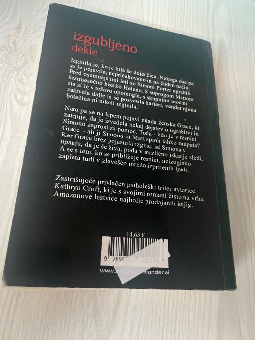 knjiga izgubljeno dekle