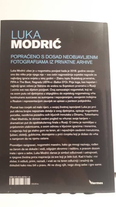 Knjiga Luka Modrić - moja igra, Robert Matteoni