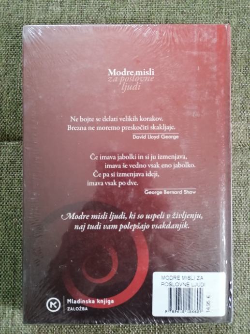 Knjiga Modre misli za poslovne ljudi