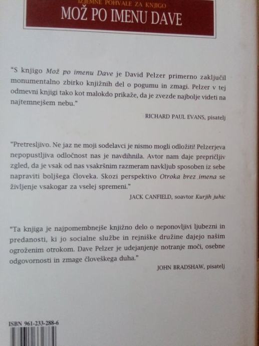 Knjiga Mož po imenu Dave