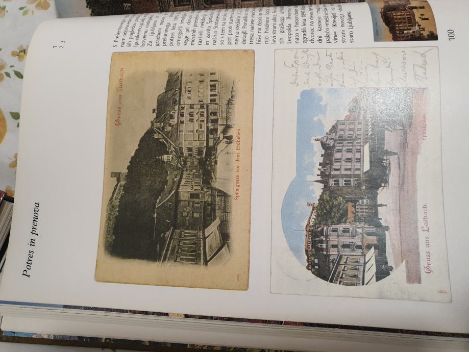 KNJIGA POZDRAV IZ LJUBLJANE, MESTO NA STARIH RAZGLEDNICAH, MK 1986