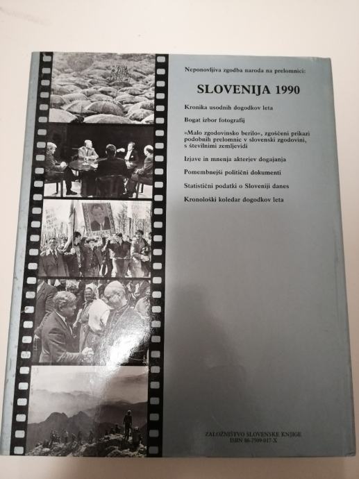 Knjiga Slovenija 1990
