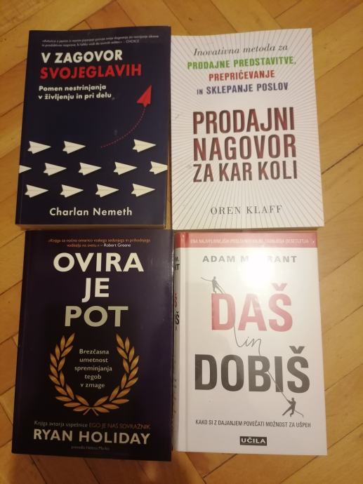 Knjige - osebnostna rast, voditeljstvo, prodaja...
