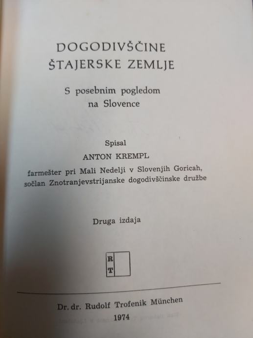 KREMPL SAMO SLOVENSKI KRAL, DOGODIVŠČINE ŠTAJERSKE ZEMLJE