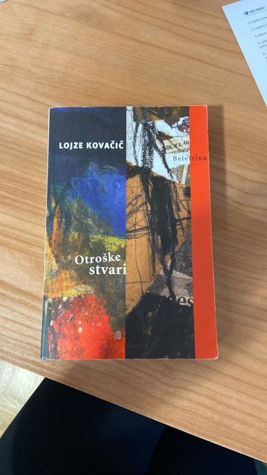 Otroške stvari (Lojze Kovačič) knjiga