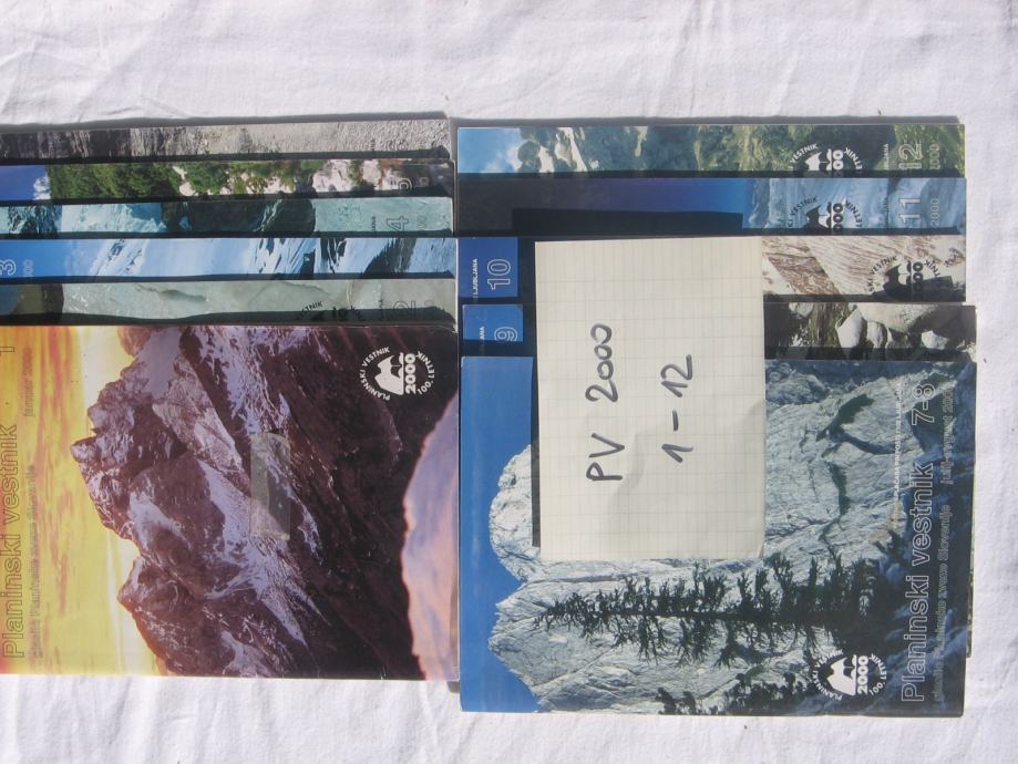 PLANINSKI VESTNIK 1994, 1995, 1996, 1997, 1998, 2000