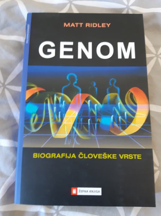 Prodam knjigo Genom, biografija človeške vrste, napisal Matt Ridley