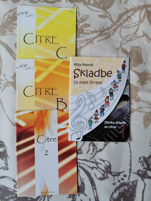 Skladbe za citre 4 knjige - Zdolšek, Repnik