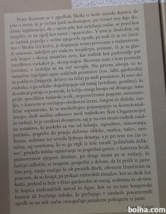 Skok iz kože - Peter Rezman, knjiga