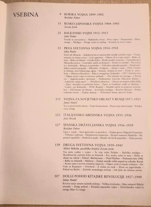 STOLETJE SVETOVNIH VOJN, skupina avtorjev