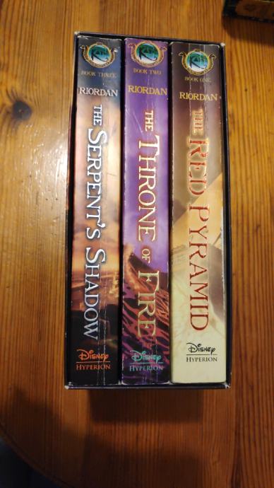 The Kane Chronicles (Rick Riordan), angleške knjige