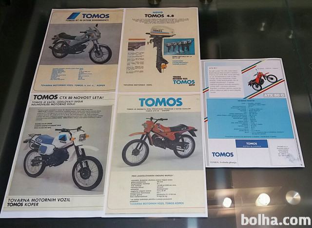 Tomos reklamni letaki kopije