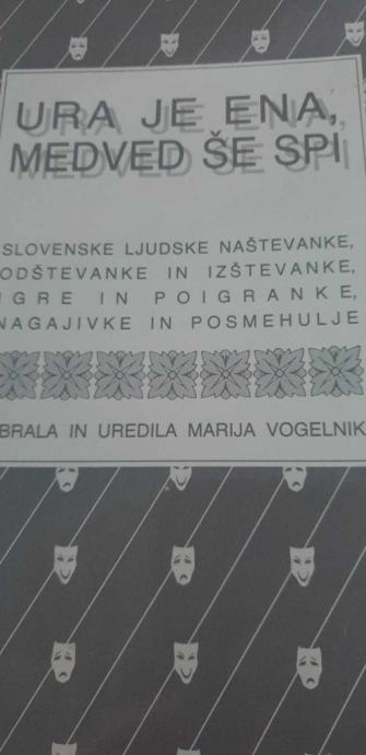 URA JE ENA,MEDVED SE SPI - MARIJA VOGELNIK