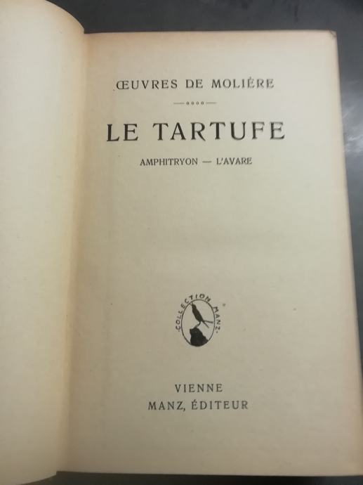 LE TARTUFE CEUVRES DE MOLIERE AMPHITRYON L AVARE CENA 19 EUR