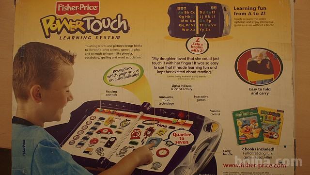 Fisher-Price Power touch otroška interaktivna knjiga