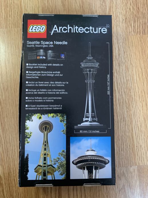 LEGO 21003 Seattle Space Needle, neodprt set