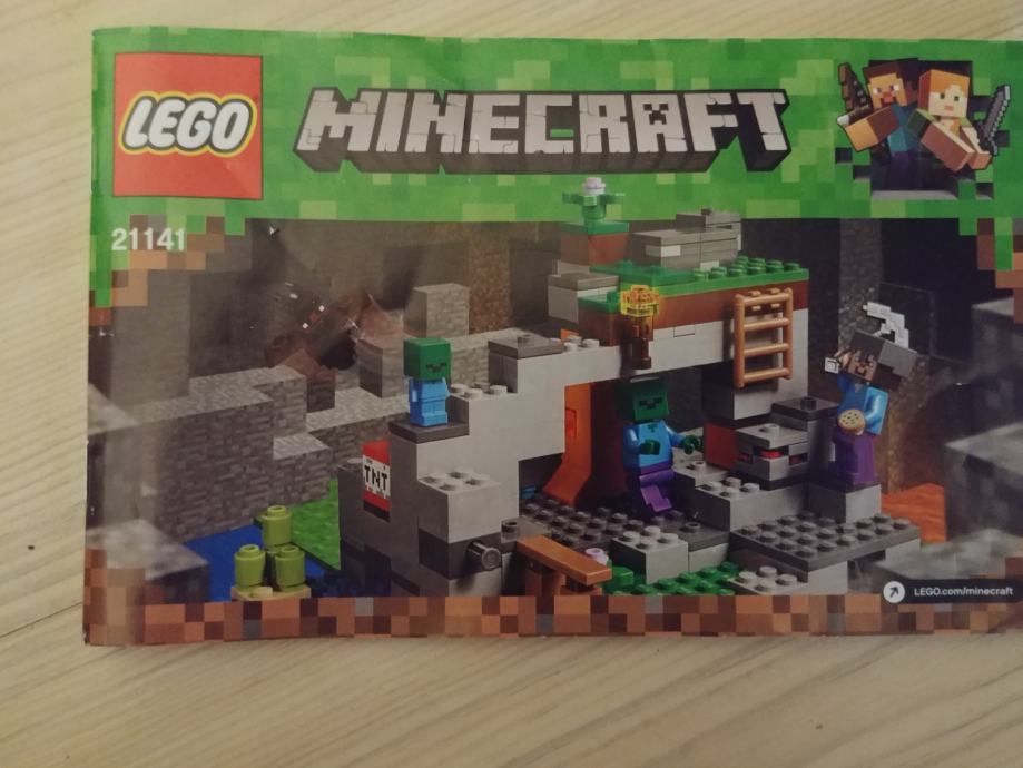 LEGO 21141 The Zombie Cave Minecraft Ena od dveh vreck zapakirana!