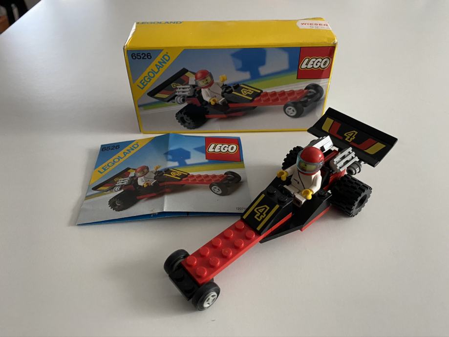 Lego 6526 Red Line Racer, l.1989, komplet, vintage, redkost