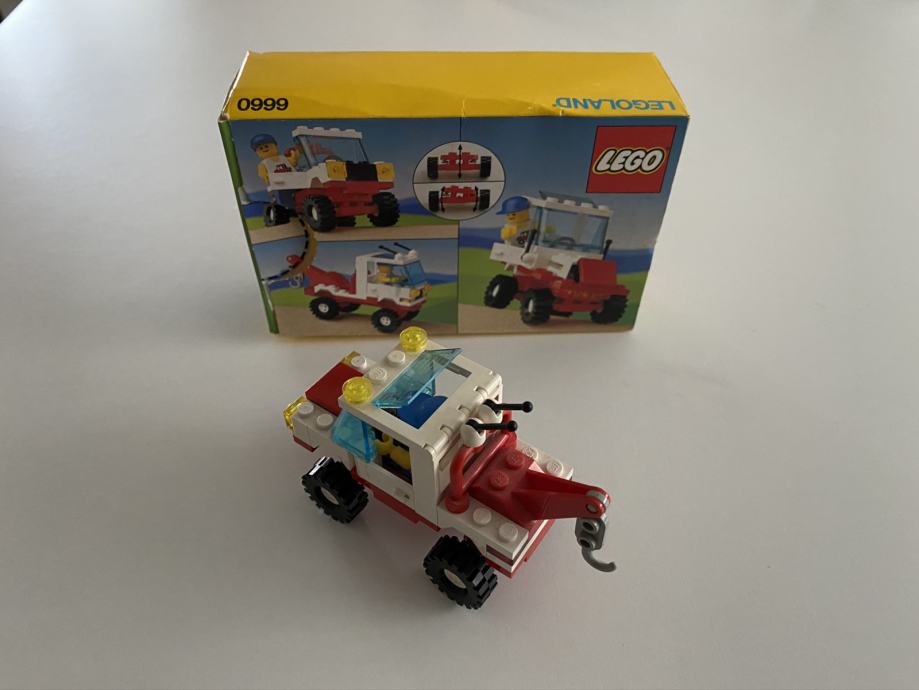 Lego 6660 Hook & Haul Wrecker, l.1989, komplet, vintage, redkost
