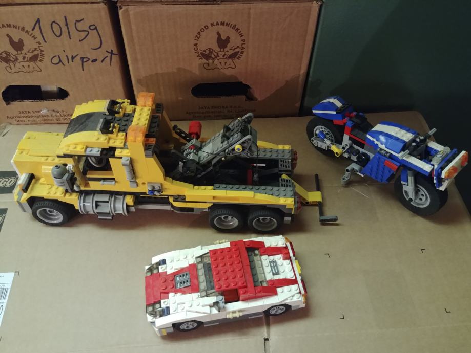 Lego 6753 Creator Highway Transport + Gratis Race Rider 6747!