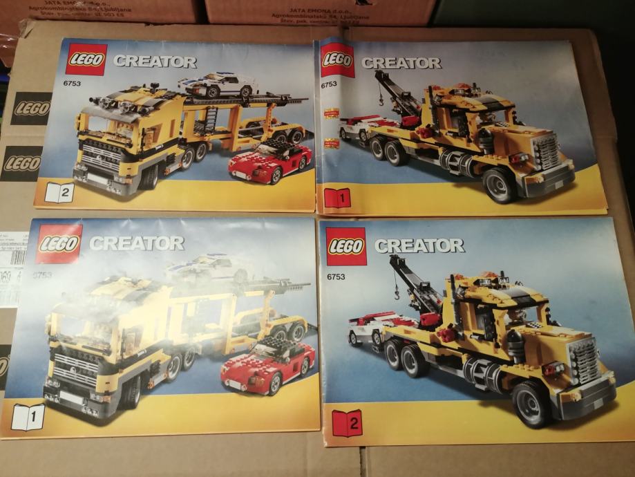 Lego 6753 Creator Highway Transport + Gratis Race Rider 6747!