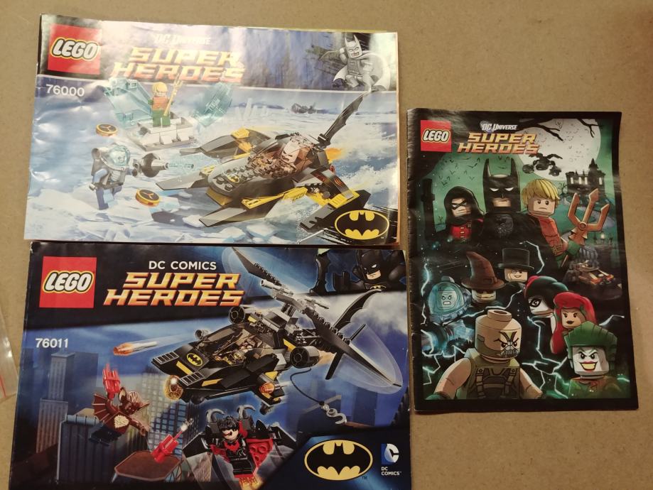 LEGO 76000 Artic Batman vs Mr. Freeze 76011 Batman: Man-Bat Attack
