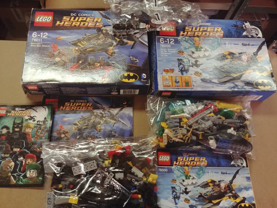 LEGO 76000 Artic Batman vs Mr. Freeze 76011 Batman: Man-Bat Attack