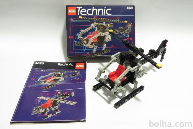 Lego 8825 (1990) - Helikopter - z navodili in škatlo