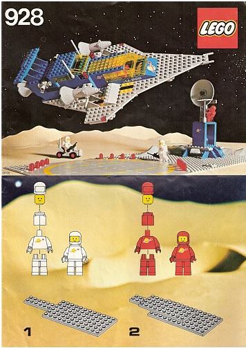 LEGO 928 Classic space Kocke plus navodila